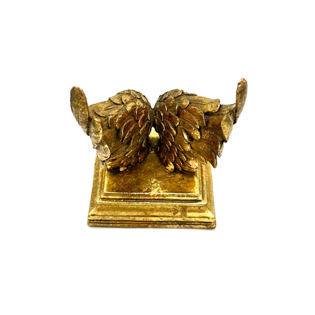 Early 21st Century Gold Wings Sculpture | Chairish