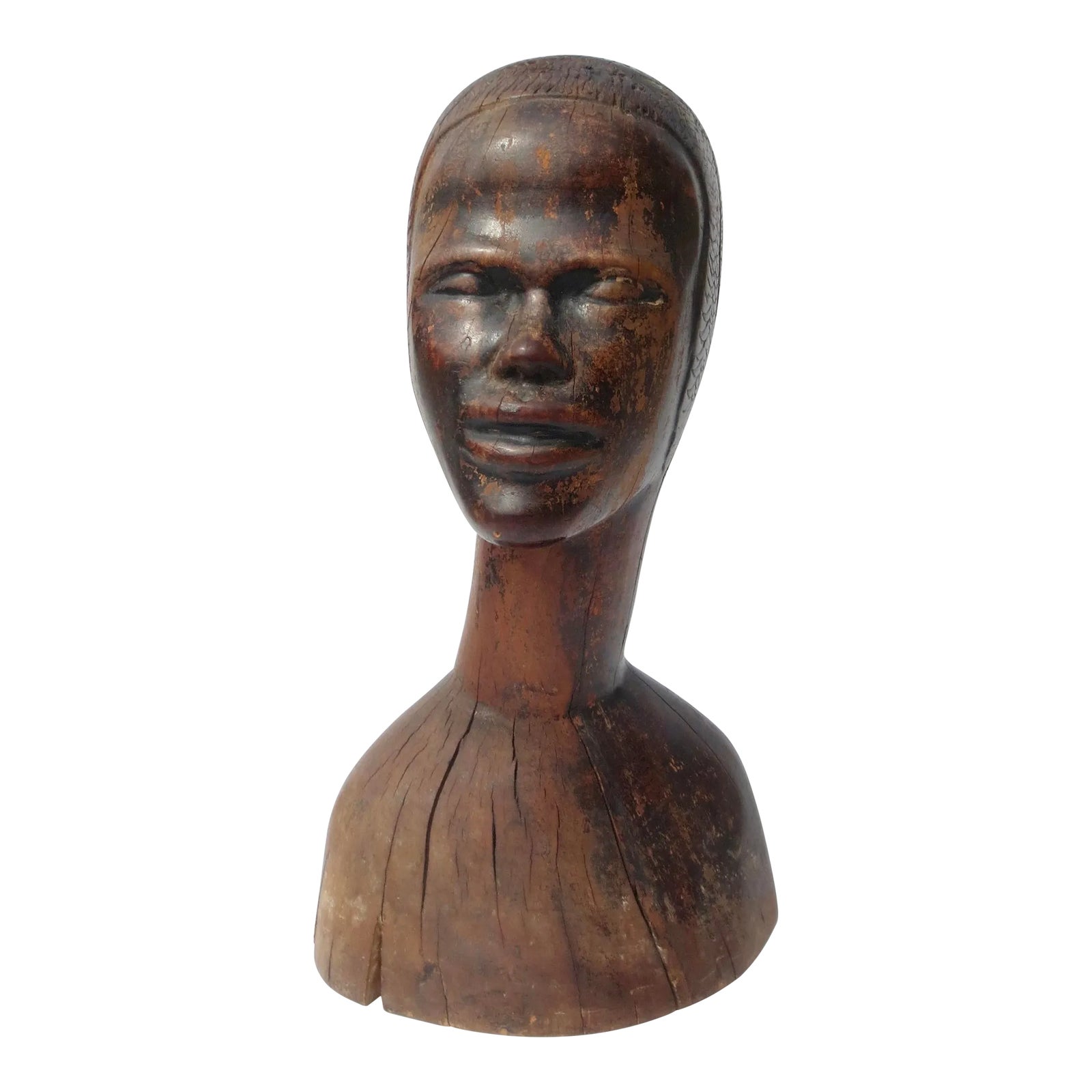1920's German Expressionist Sculpture Wooden by OttoP | Chairish