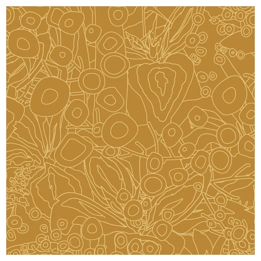 72 Kō Geishi Hange Shouzu Gold Panel by Ginette Caron and Masami ...