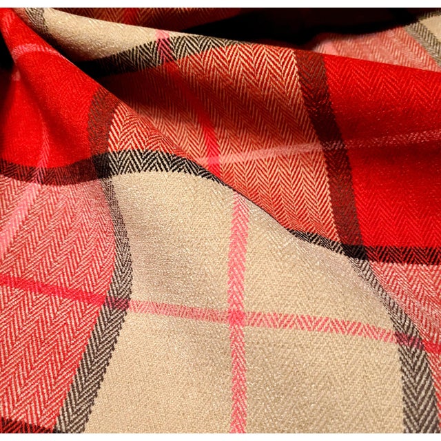 Vintage Ralph Lauren "Pennington" Tattersall Herringbone Weave Wool ...