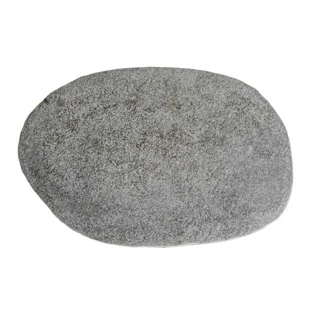 Stacked River Rock Bistro Table | Chairish