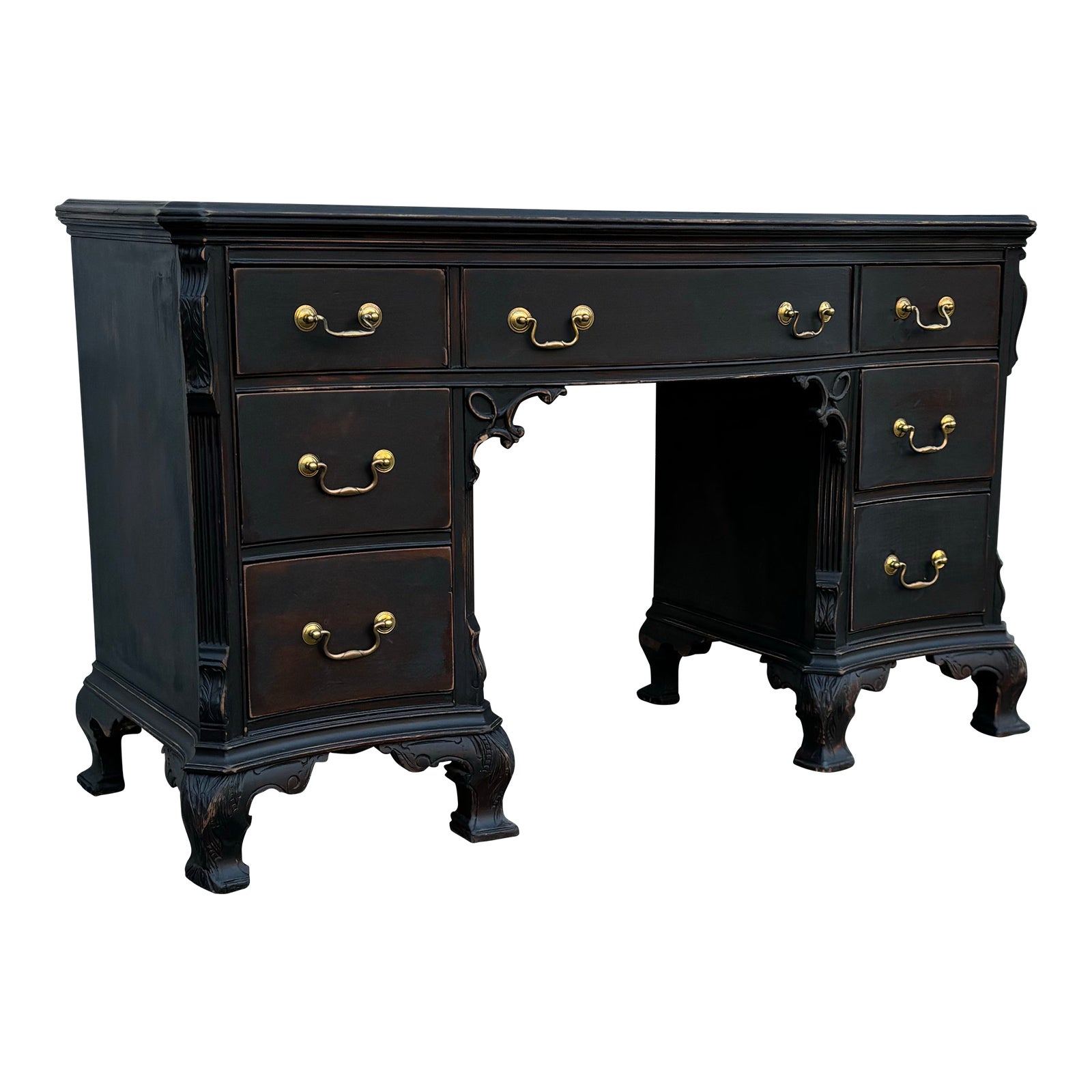 Early 20th Century Antique Distressed Desk | Chairish