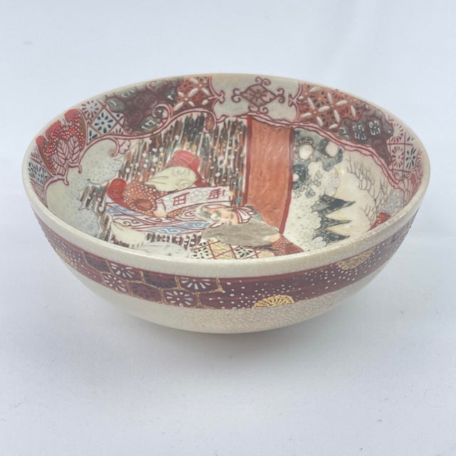 Late 19th Century Japanese Meiji Period Satsuma Pottery Hand Painted ...