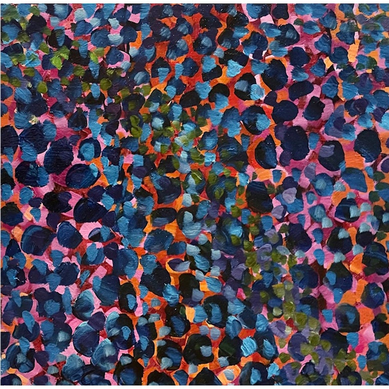 Kathleen Kane-Murrell Abstract Oil Painting "Crevice Moss" 2021 | Chairish