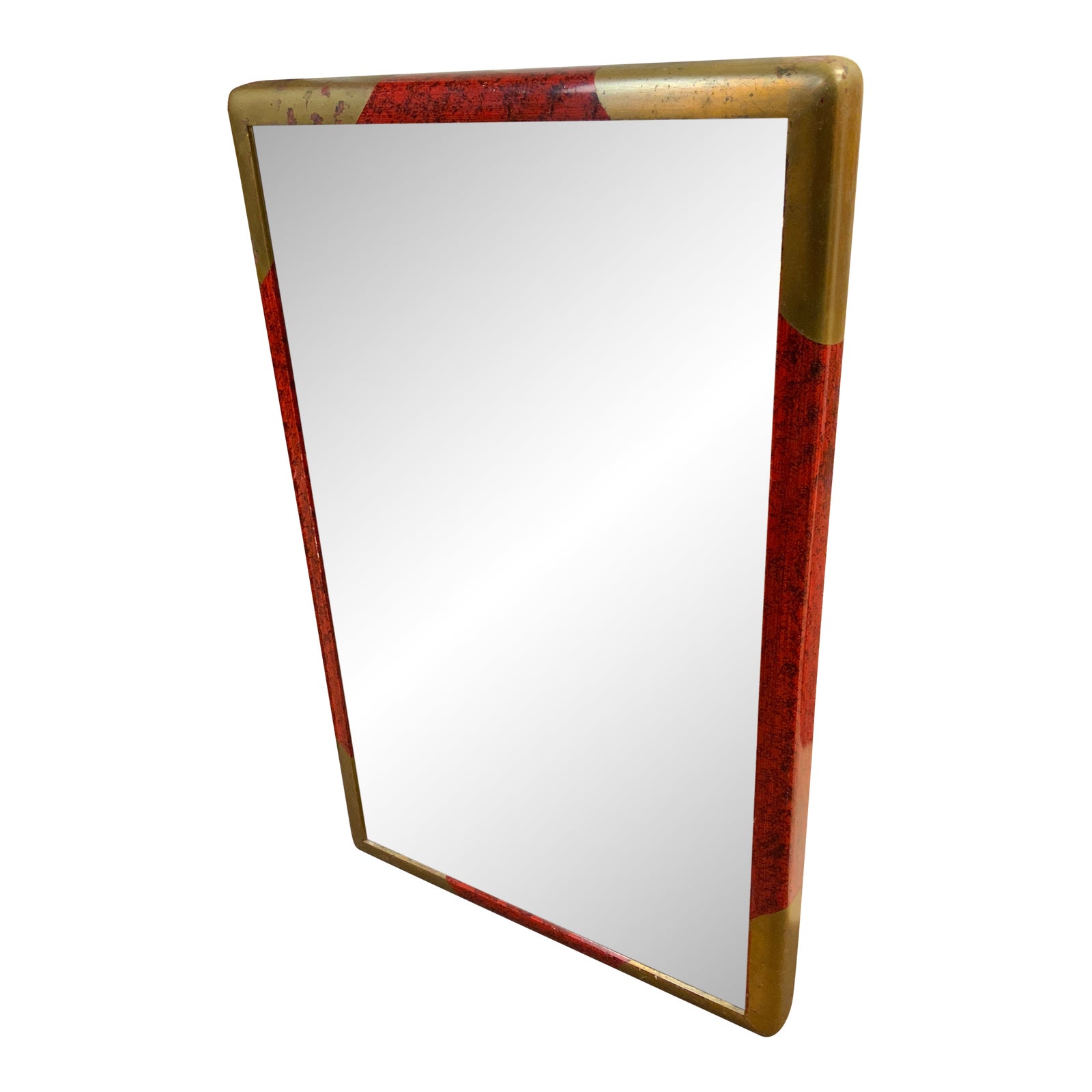 Circa 1970’s Turner Mirror Company Chinoiserie Mirror | Chairish