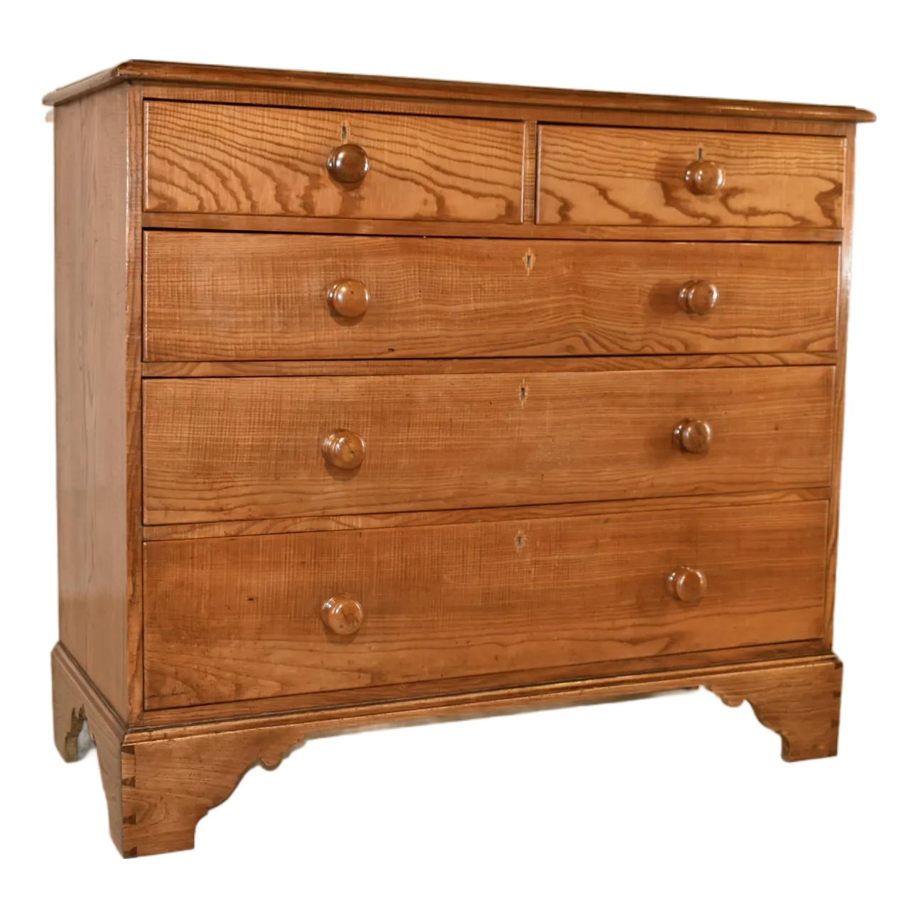 19th Century Hungarian Ash Chest of Drawers | Chairish