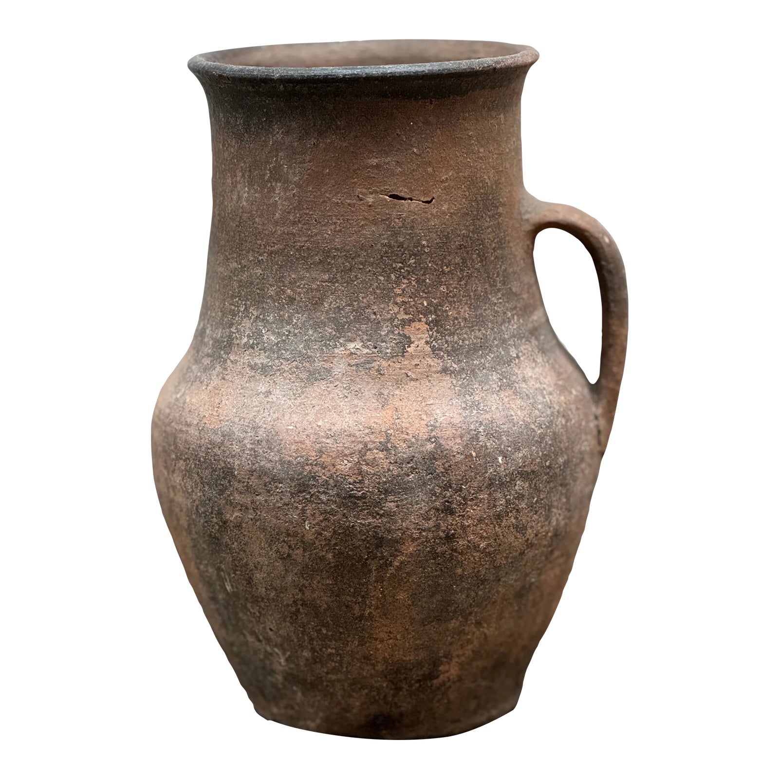 1930s Clay Vessel Vase | Chairish
