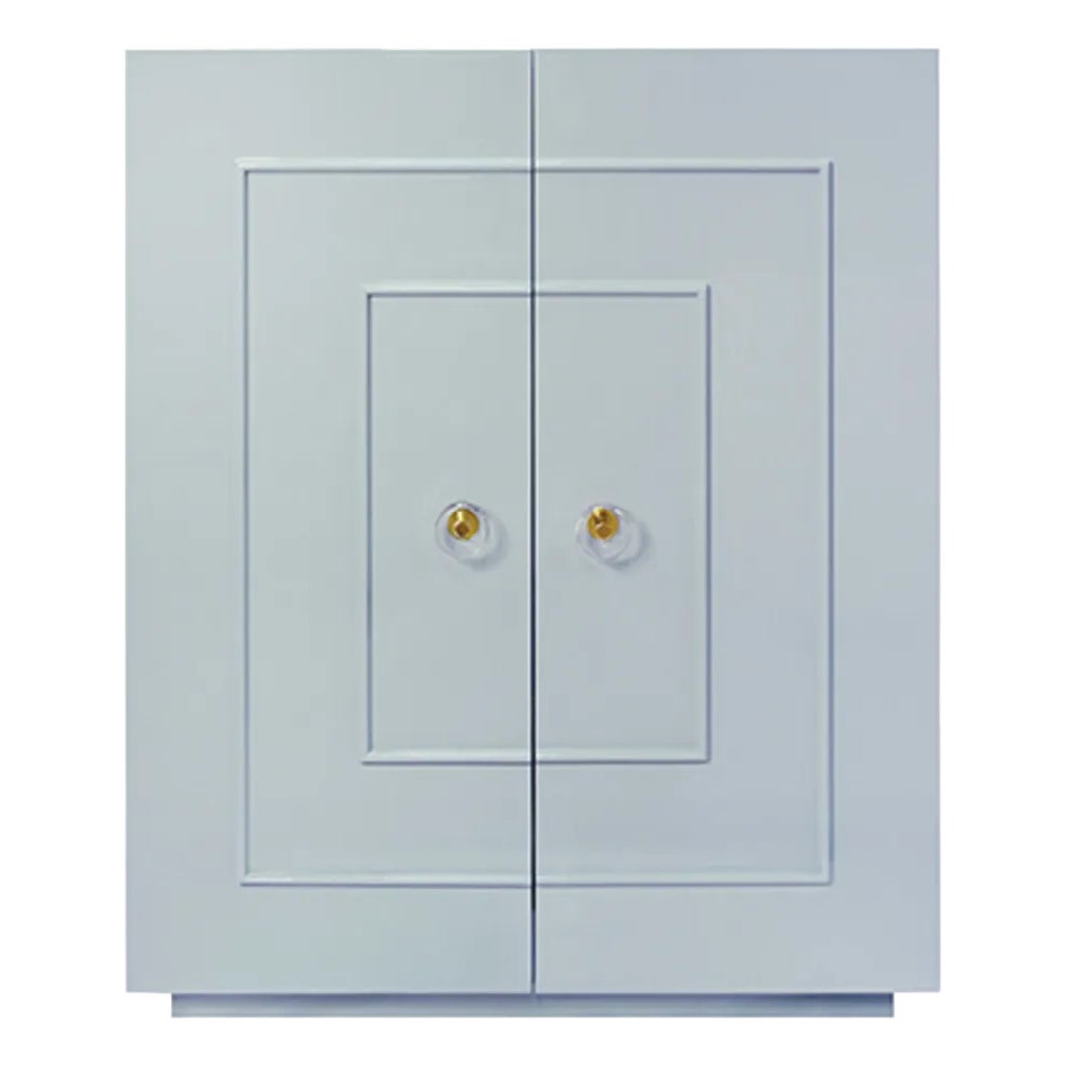 Matthew Izzo Home - Judd Light Blue Storage Cabinet With Acrylic and ...