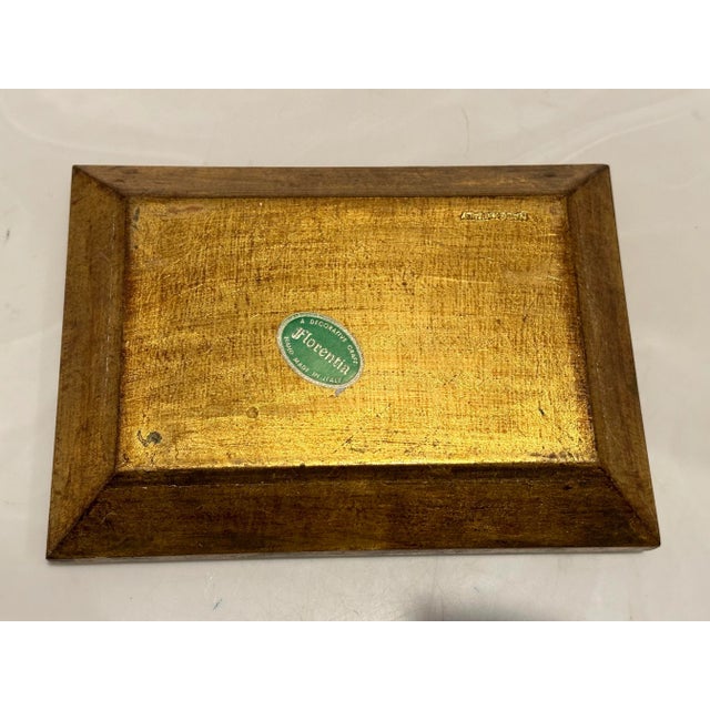 Vintage Florentine Orange Green & Hold Ashtray Catch All | Chairish