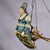 Wooden Carved Lusterweibchen of a Medieval Noble Lady Ca. 1910 | Chairish