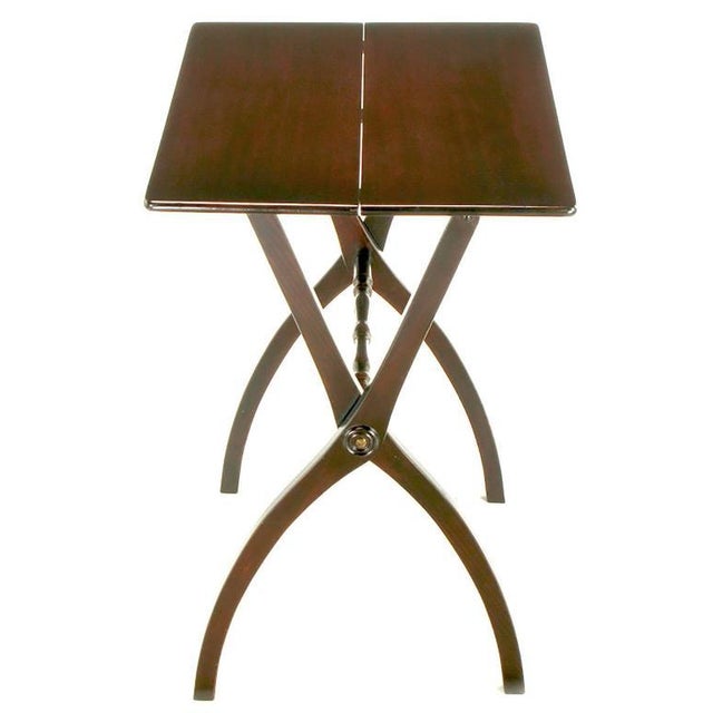 19th Century Mahogany Folding Coach Table | Chairish