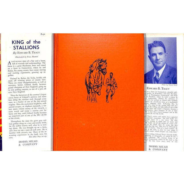 "King of the Stallion" Book 1947 Tracy, Edward B. | Chairish