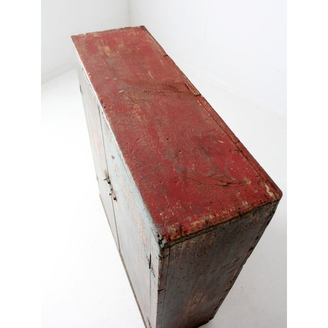 Antique Primitive Cupboard Cabinet | Chairish