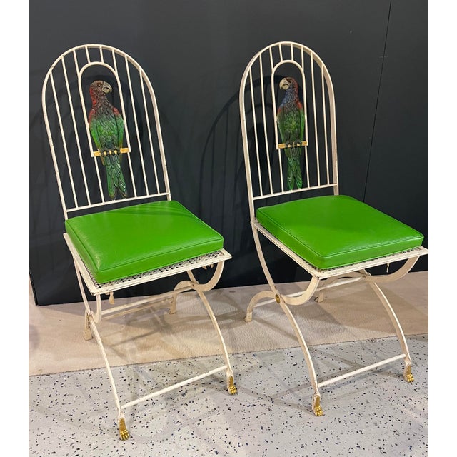 1950s Metal Parrot Chairs - a Pair | Chairish