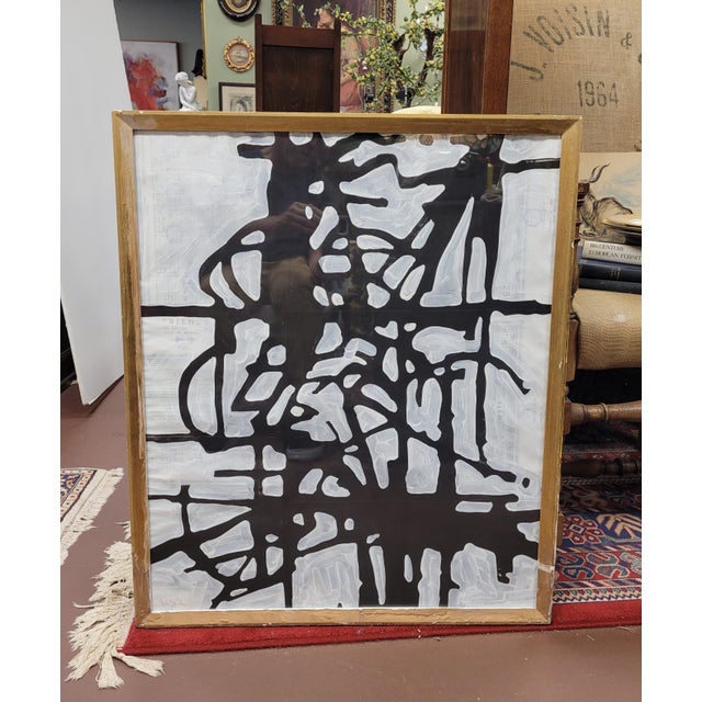 1990s Original Wayne Cunningham Painting, Framed | Chairish