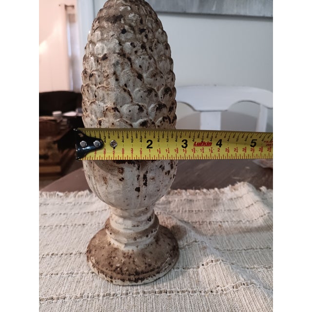 Antique Patinated Cast Iron Pine Cone Finial – Architectural Salvage ...
