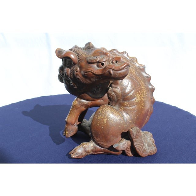 Japanese Foo Dragon Figure | Chairish