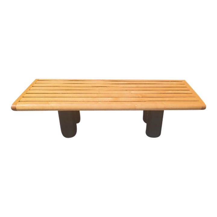 Modern Boardwalk Bench | Chairish