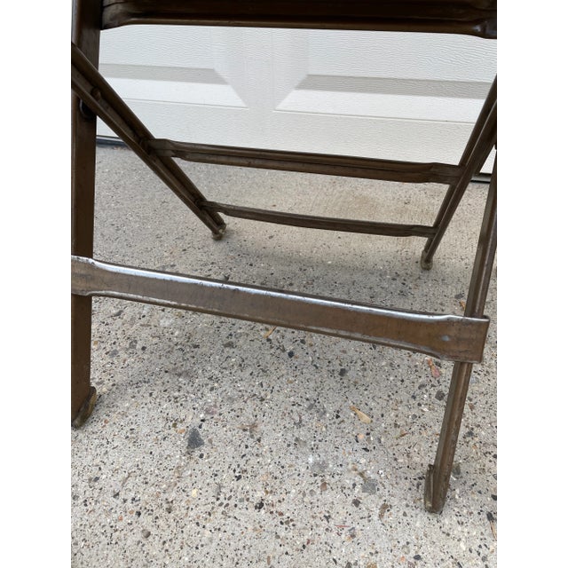Vintage 1950s Industrial Metal Veterans of Foreign Wars Folding Chairs ...