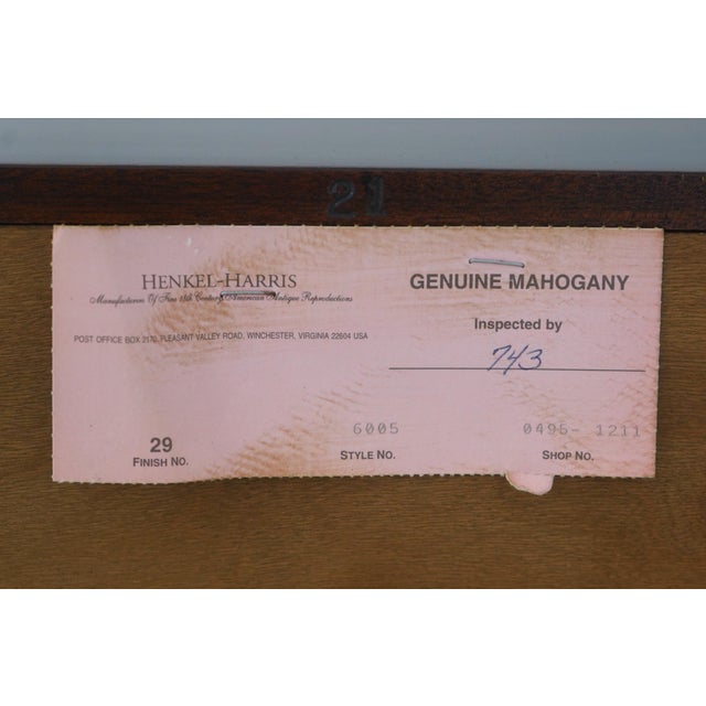 Henkel Harris Spnea Mahogany Slant Front Desk | Chairish