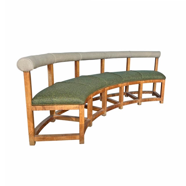 Pair of Sculptural Curved Benches | Chairish