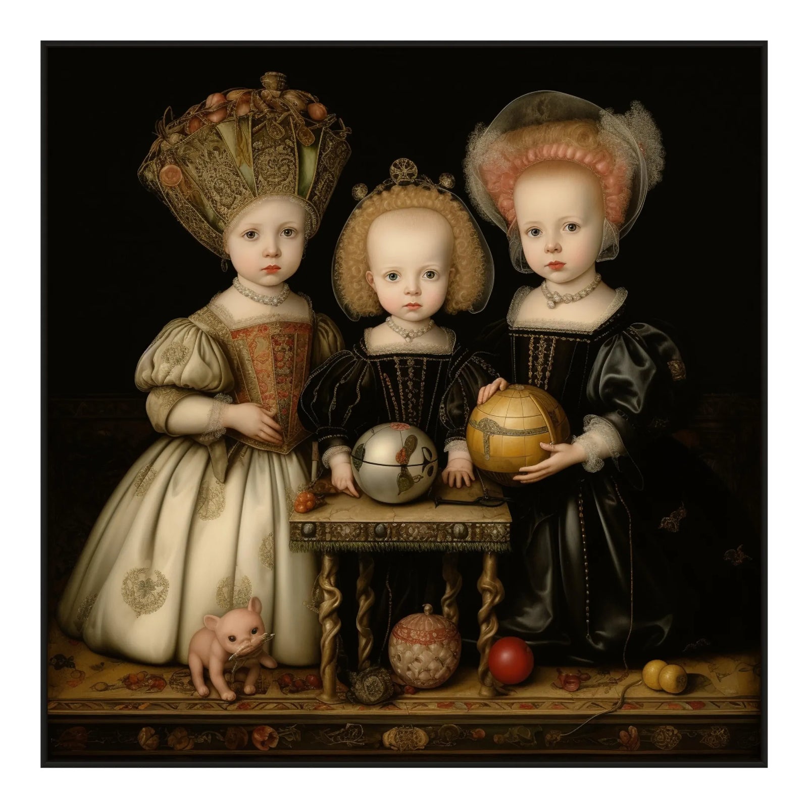 Framed 32' X 32' Collector Limited Edition Fine Art Print 'Three Graces ...