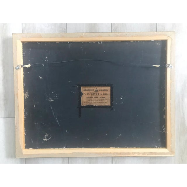 Original Oil on Board Abstract Painting Attributed to Henriette Fauteux ...