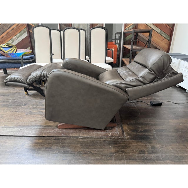 La Z Boy Leather Power Electronic Recliner | Chairish