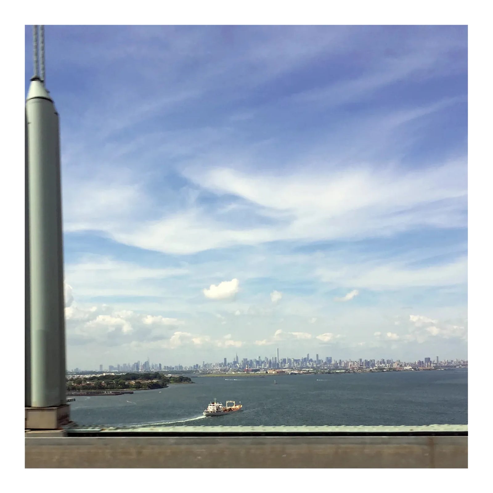 David Scharff "East River, 2017" Nyc Archival Color Photograph | Chairish