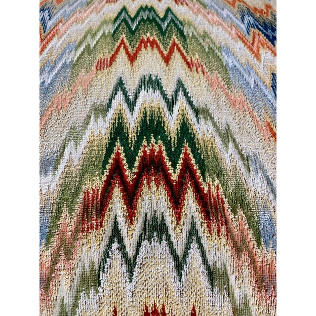 1970s Baker Furniture Co. Large Sculpted Form Ottoman or Pouf With ...