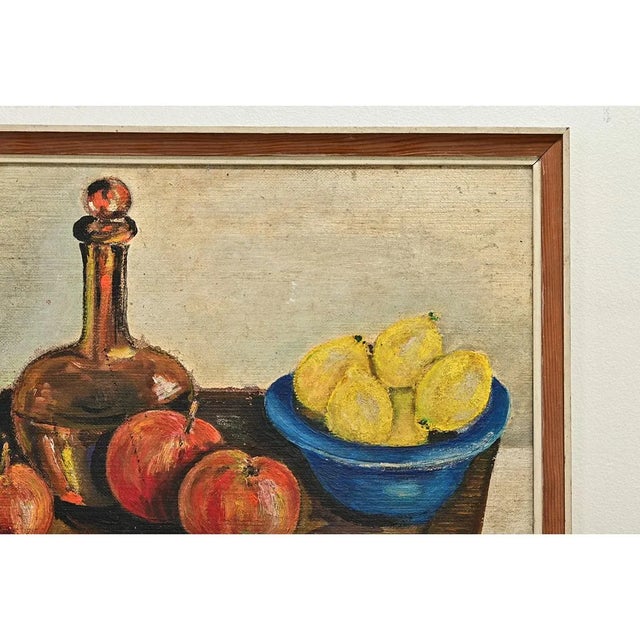 French Vintage Framed Still Life | Chairish