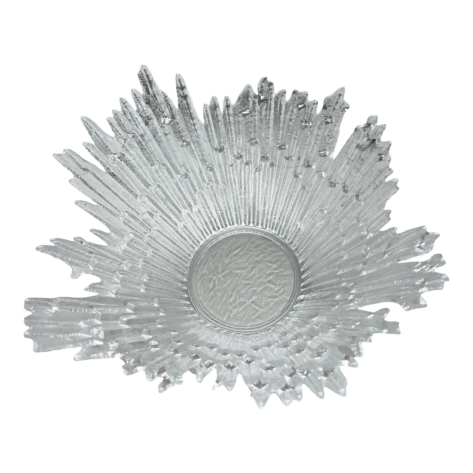 1970s Vintage Ice Crystal Bowl | Chairish
