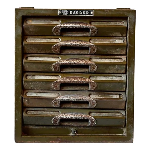 Small Kardex Industrial Atelier Cabinet | Chairish