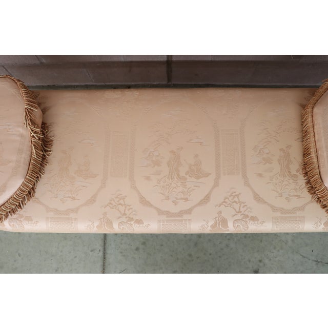 Henkel Harris Pink Chinoiserie Bench | Chairish
