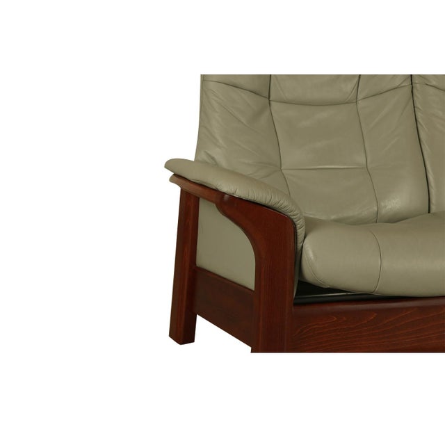 1970s Mid-Century Scandinavian Ekornes Stressless Reclining Sofa | Chairish