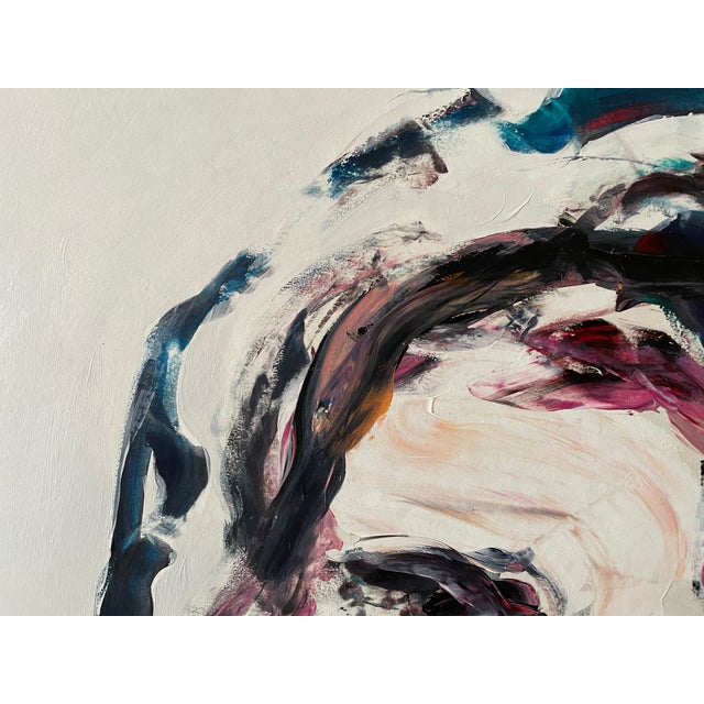 Masri Hayssam "Her" Mixed Media Contemporary Abstract Portrait by Masri ...