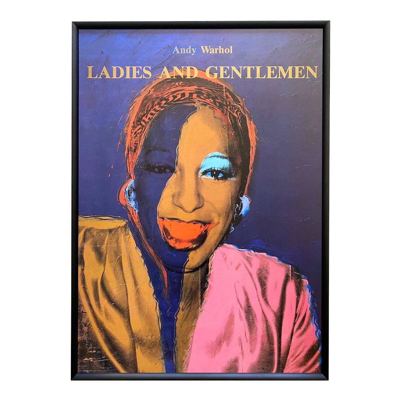 Andy Warhol Vintage 1989 Pop Art Lithograph Print Framed Paris ...