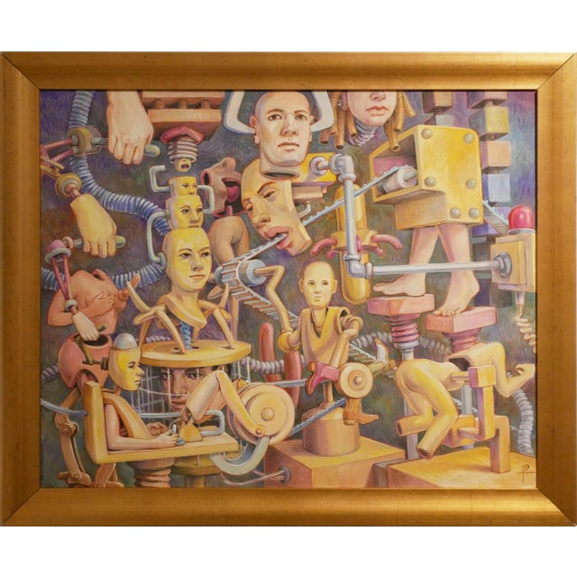 2013 "Infernal Machine" Contemporary Surrealist Biomechanical Painting ...