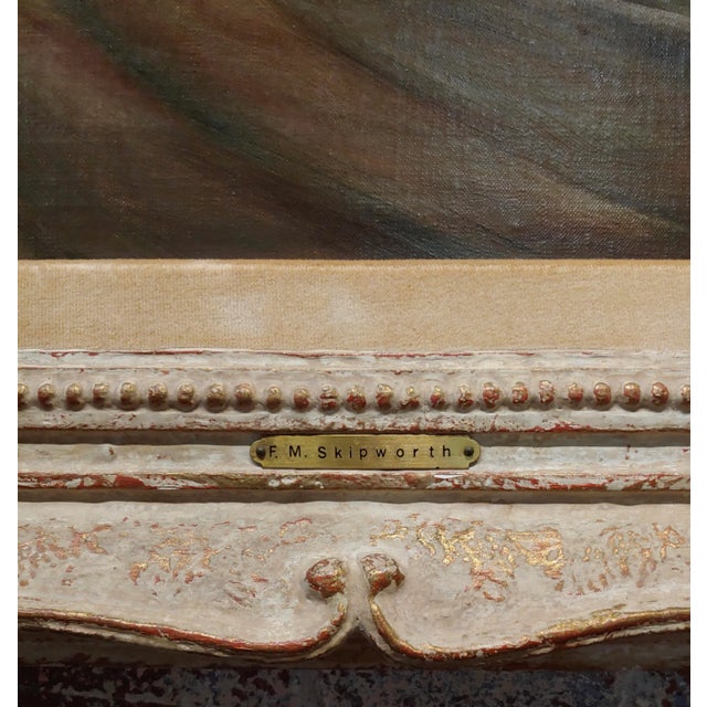 Frank Markham Skipworth Portrait of a Young Red Headed Woman -Oil ...