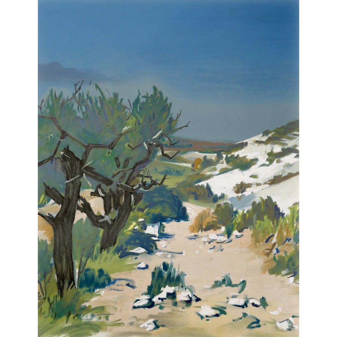 Robert Humblot "Rives" Lithograph | Chairish