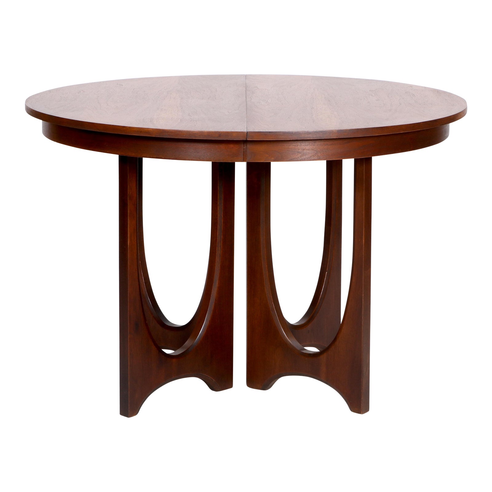 1960s Mid Century Modern Broyhill Brasilia WalnutExpanding Pedestal ...