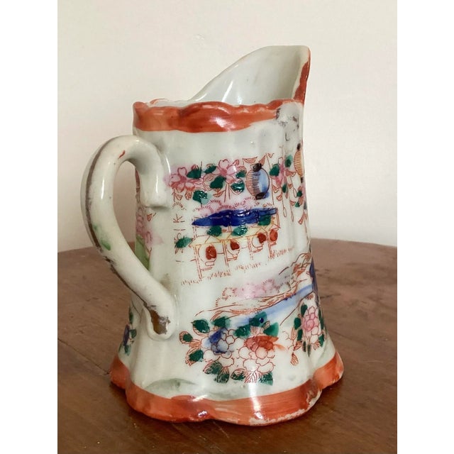 Early 20th Century Japanese Imari Porcelain Cream Pitcher W Figural ...