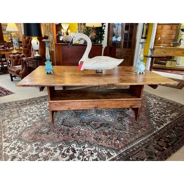 18th C American Pine Hutch Table | Chairish