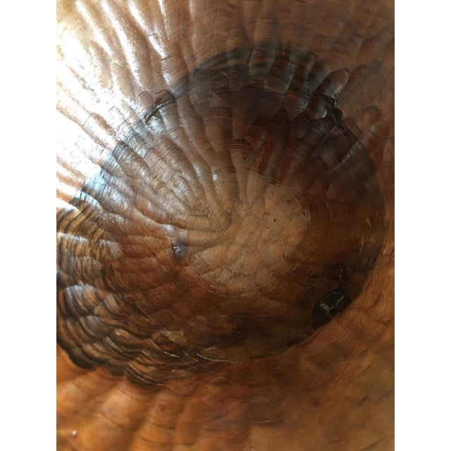 Moroccan Walnut & Gemstone Salad Bowl | Chairish