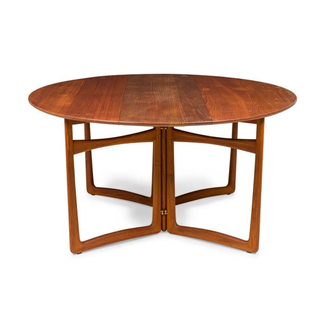 Peter Hvidt Danish Mid-Century Gate Leg Drop Leaf Console / Dining ...