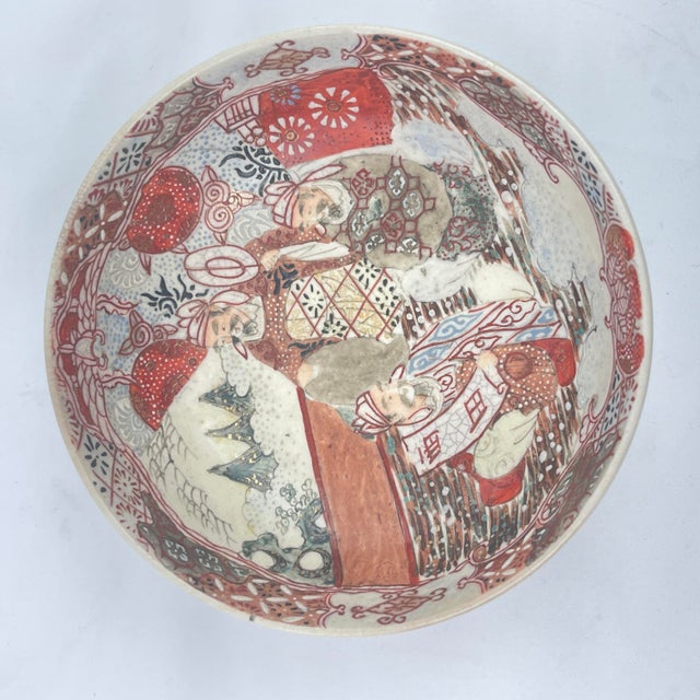 Late 19th Century Japanese Meiji Period Satsuma Pottery Hand Painted ...
