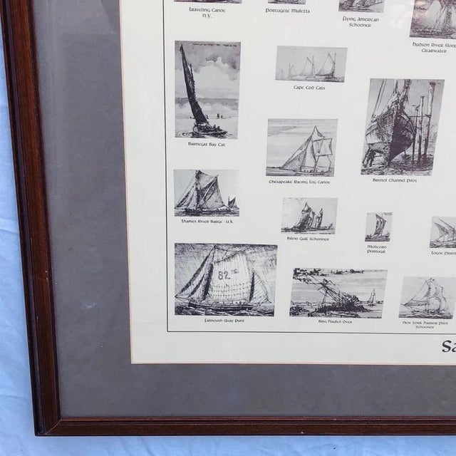 Sails of the World by Mark Whitcombe, 1980s Signed Nautical Print ...