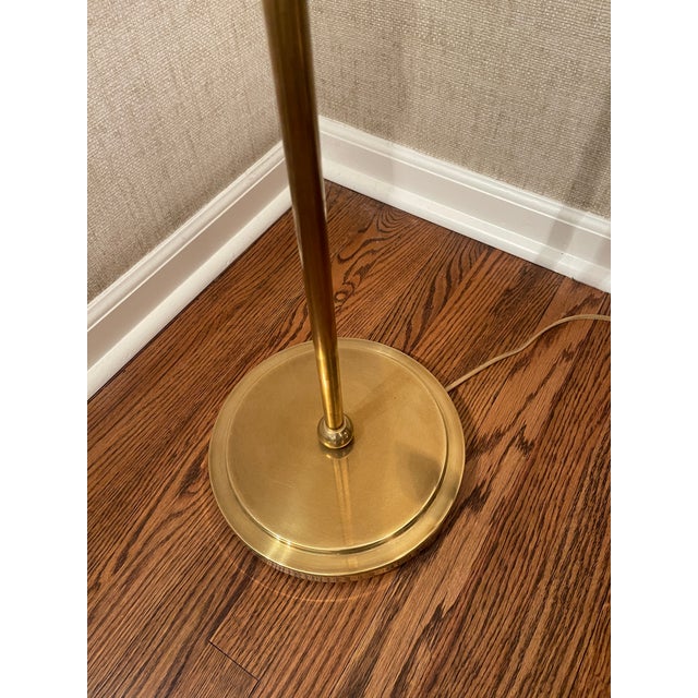 Visual Comfort Bryant Floor Lamp With Elegant Custom Floral Shade ...