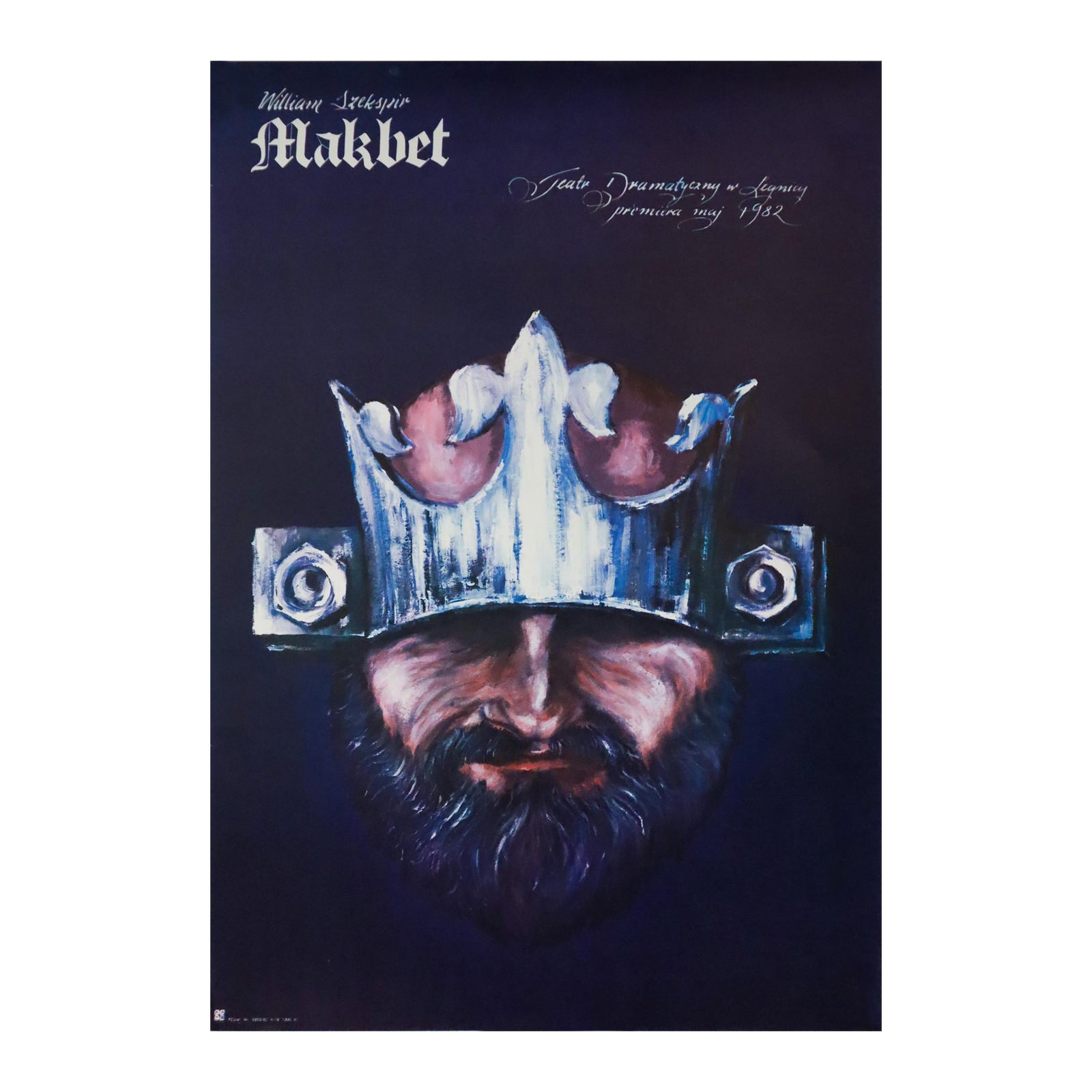 1982 Original Polish Theater Poster, Makbeth (Macbeth) | Chairish
