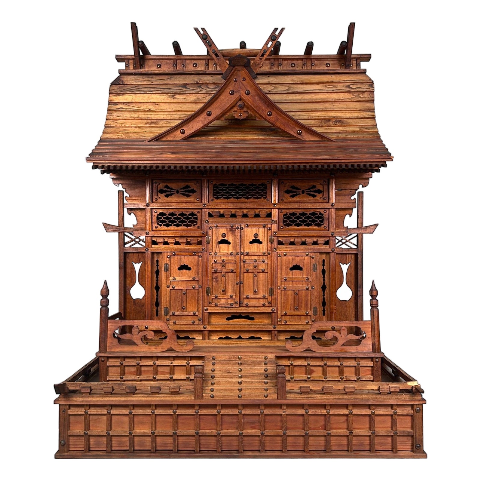 Japanese Wooden Temple, 1930s | Chairish